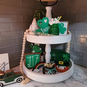 Loads of Luck Clover Crate Comes With 3 Fabrics Shamrocks | Etsy