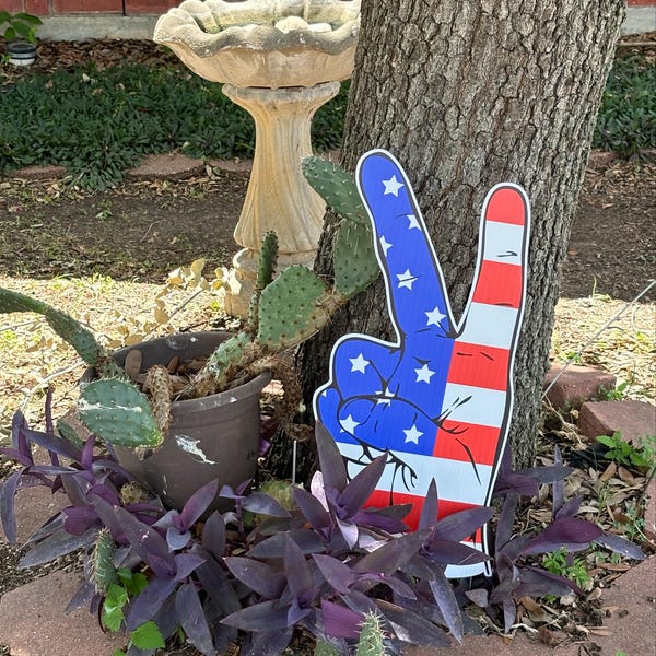 Lawn Sign - Busted Clay Target - Etsy