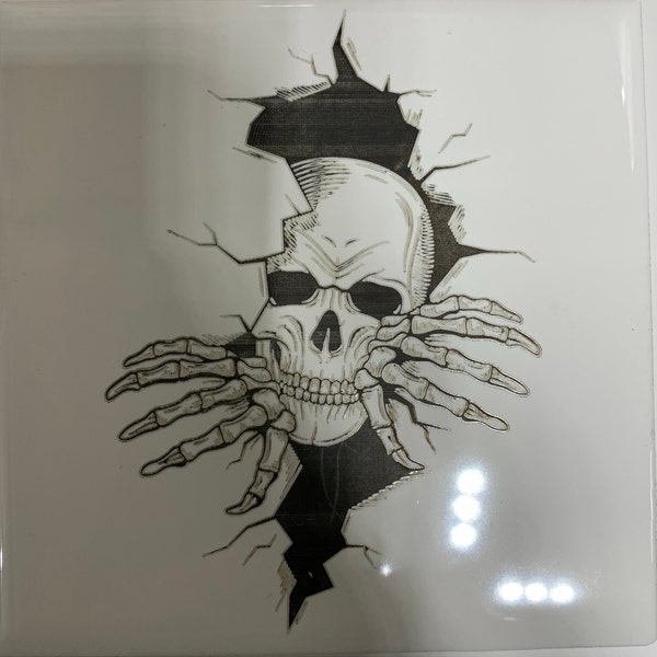 Peeking Skeleton Svg, Skeleton Breaking Through Wall Svg, Skeleton Head ...