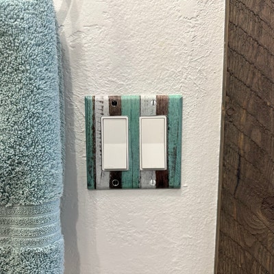 Palm Tree Sunset Silhouette Design, Decorative Light Switch Cover Plate ...