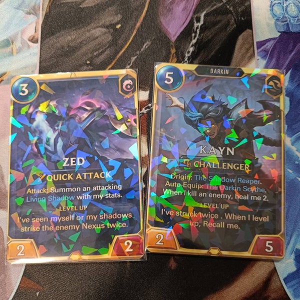 Legends of Runeterra Custom Card League of Legends Customizable ...