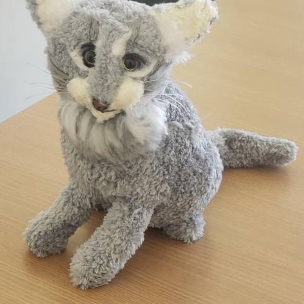 Ragdoll Cat Crochet Pattern, Crochet Amigurumi Cat, Сrochet Fluffy Cat ...