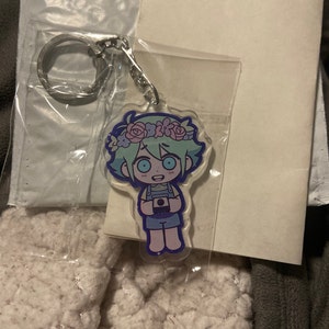 Doki Doki Literature Club Charms DDLC Keychains Monika Charm - Etsy