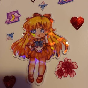 Vocaloid Kagamine Rin and Kagamine Len Holographic and Vinyl Stickers ...