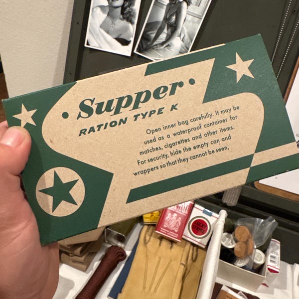 WWII US Army D Ration and Contents - Complete and Edible - Etsy