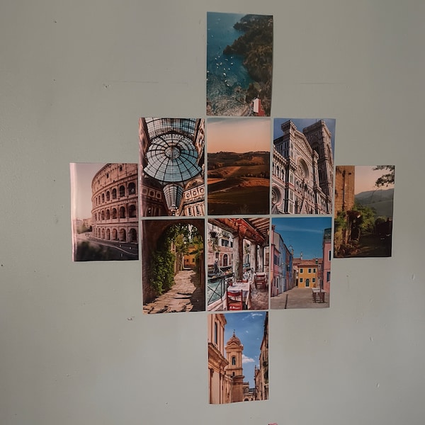 Summer in Italy Aesthetic Collage Kit for Photo Wall - Mediterranean ...