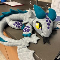 Neck Dragon Plush Sewing Pattern .pdf Tutorial Posable Wearable ...