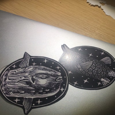 Sticker Pack Deep Sea Creatures 10 Stickers - Etsy