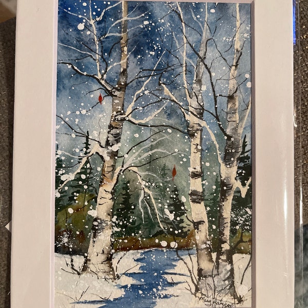Watercolor Original Art. Springing Forth. Watercolor and Mixed Media ...