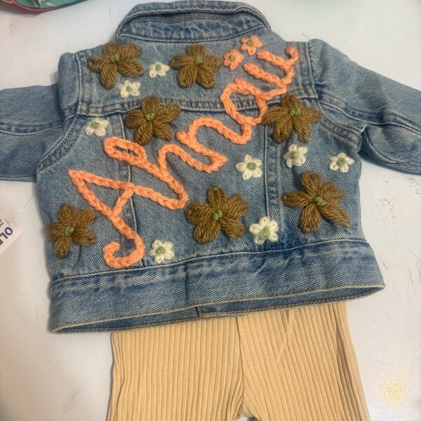 Custom Denim Baby Toddler Jacket - Etsy
