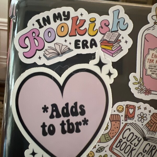 In My Bookish Era Sticker L Bookworm Sticker | Bibliophile Sticker ...