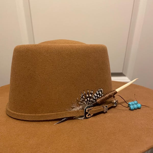 Genuine Porcupine Quill Cowboy Toothpick With Turquoise Beads 4 Inch - Etsy