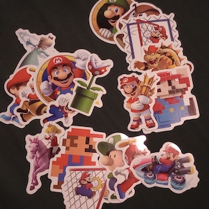 Cartoon Stickers Mystery Pack RANDOM Pack of 6 Waterproof Glossy - Etsy