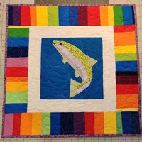 Rainbow Trout Paper-piecing Quilt Pattern, PDF - Etsy Canada