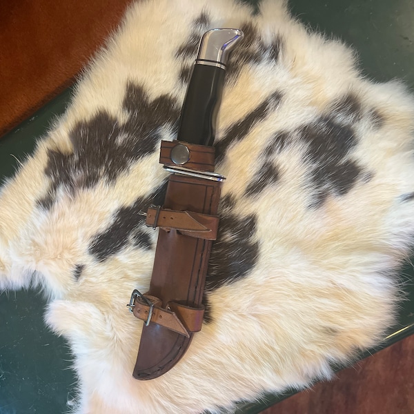 Horizontal Sheath for Buck 102; Cross Draw or Scout Carry, Genuine ...