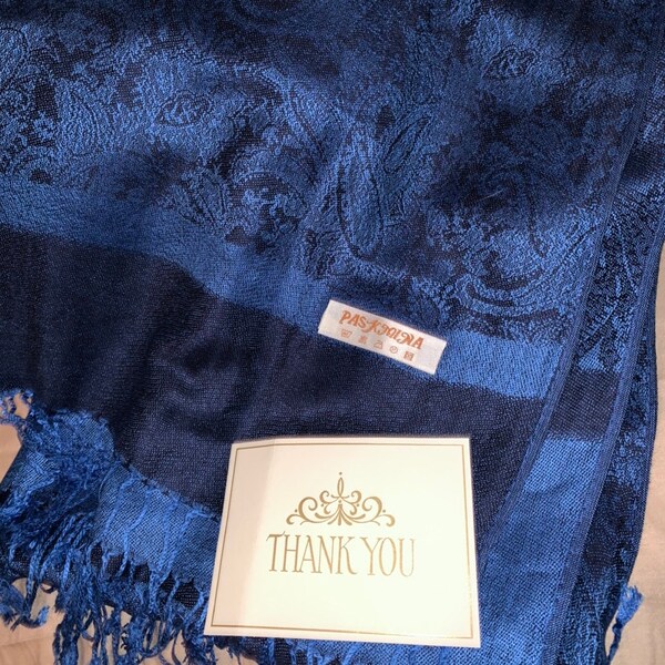 Gray Pashmina Scarf. Dark Charcoal Grey & Black Pashmina/shawl.dark ...