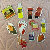 Peru Themed Decals Waterproof Stickers Pack of 15 Peruvian Art ...