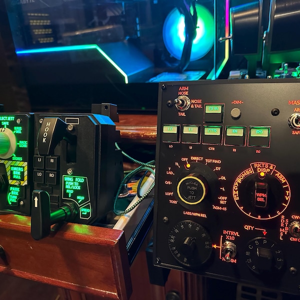 DCS World F-4 Phantom Weapons Control Panel - Etsy