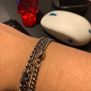 10.5 Mm Wide Solid Titanium Chain Necklace Large Size Curb - Etsy