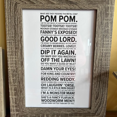 Phoenix Nights Quotes A5, A4, A3 Poster or Print - Etsy UK
