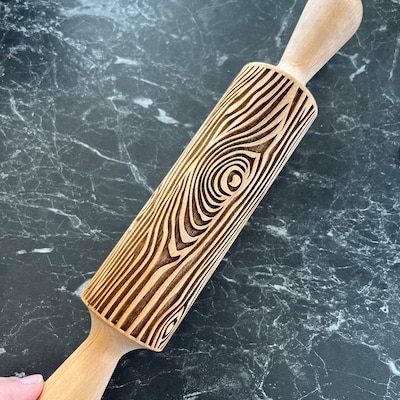SET ON SALE 5 or 6 Lazer Engraved Rolling Pins, Embossing Rolling Pins ...