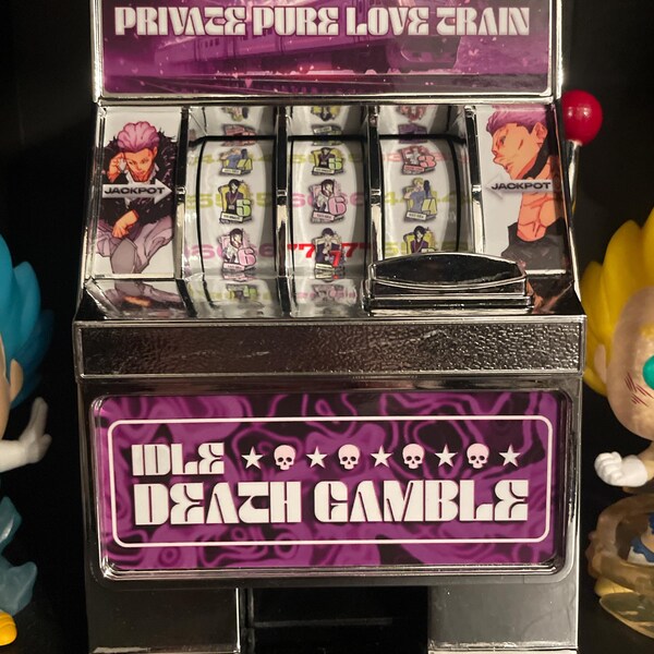 Restless Gambler JJK Hakari Miniature Slot Machine , Desk Accessory ...