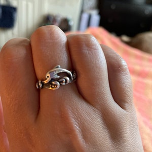 Vintage Sterling Silver Heart & Wings Ring Size 9 | Etsy