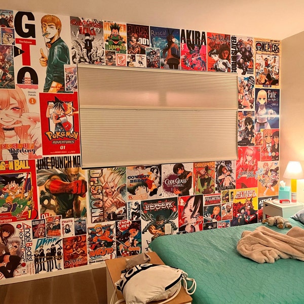 Pop Art Comics Cartoon Anime Wallpaper & Mural Manga Collage Movie Peel ...