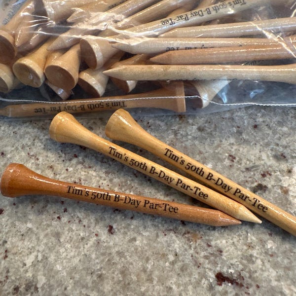 Personalized Golf Tees Laser Engraved Golf Tee Custom Golf Tees 3 Golf ...