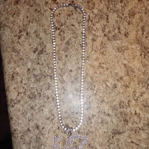 Hip Hop Custom Crown Bail Bubble Letter Necklace Chaincustom - Etsy