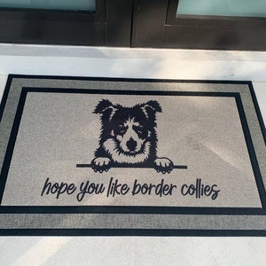 Hello Goodbye Happy Welcome Mat Glad You Are Here Happy - Etsy