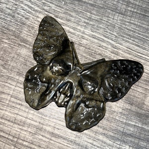 1PC Natural Golden Obsidian Butterflyquartz Butterflycrystal - Etsy