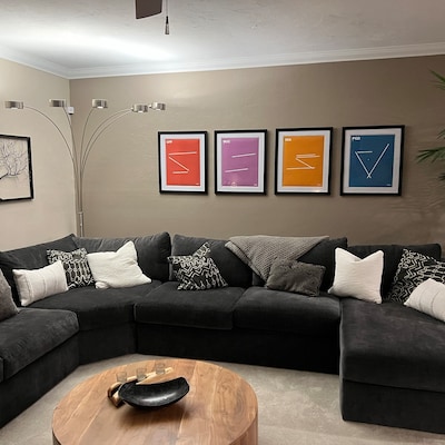 Chicago L Subway Map / CTA / Minimal Poster Print / Subway - Etsy