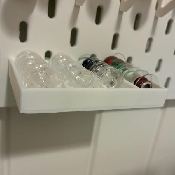 Ikea Skadis Large Cotton Reel Bobbin Holder - Etsy