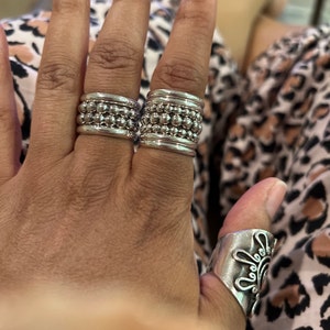 STACKING RINGS, Two Sets of Sterling Silver Stacking Rings, Everyday ...