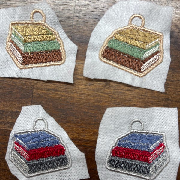 2 Design Set -cheerleader Cheer Spirit Bag Tag & Matching Keyfob 5x7 ...