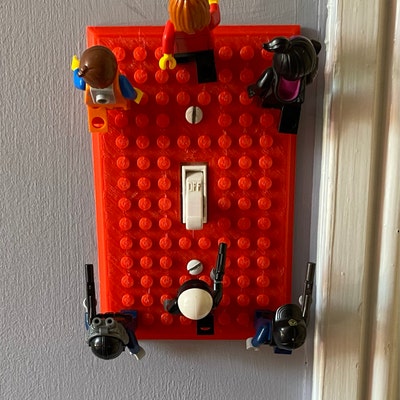 Lightswitch Cover single, COMPATIBLE With Lego Multiple Colors ...