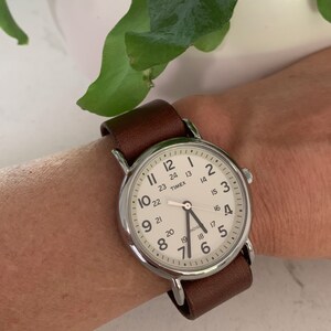 Leather Watch Strap for Timex Weekender - Etsy