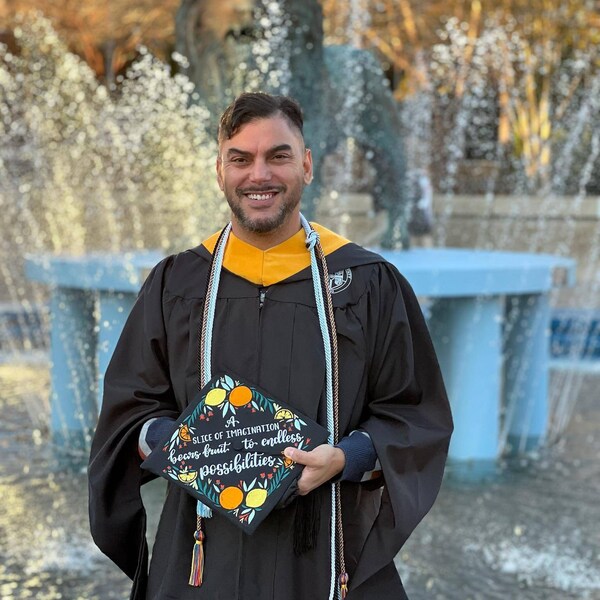 Embroidered Graduation Cap Topper | Lemon Graduation Cap Decoration ...