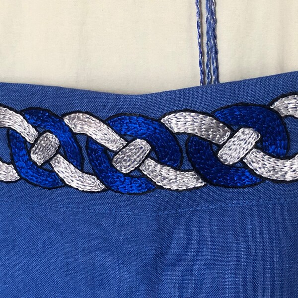 Fabrique Egyptian Blue Silk Embroidery Thread, Hand Dyed Embroidery ...