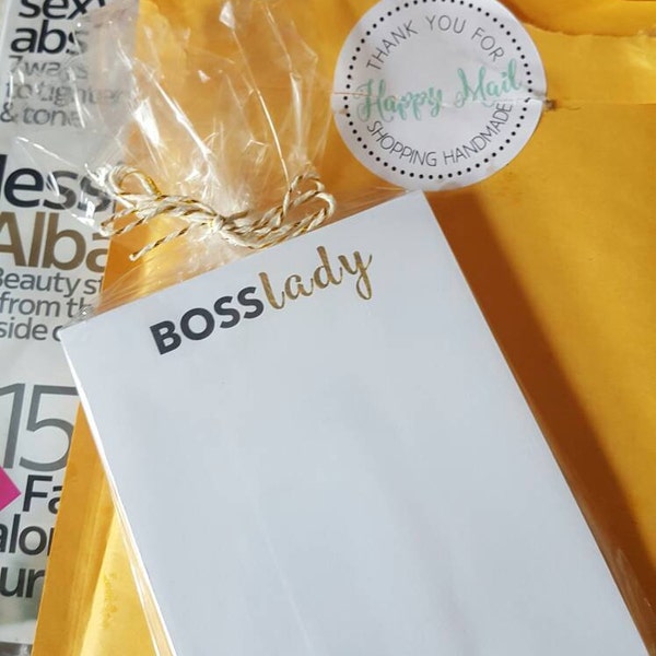 Boss Lady! Notepad - Etsy