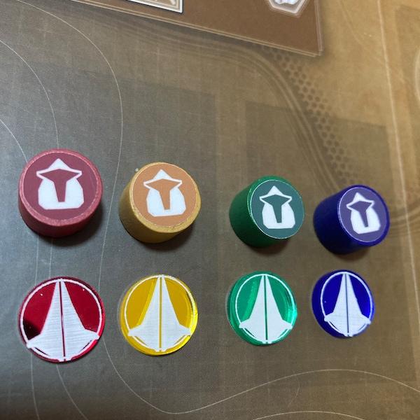 Eldritch Horror Clue Tokens, Original Game and Expansions, Dual Sided ...