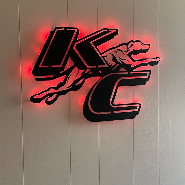 Custom LED Logo Sign / Light up Custom Logo Metal Sign / Choose Your ...