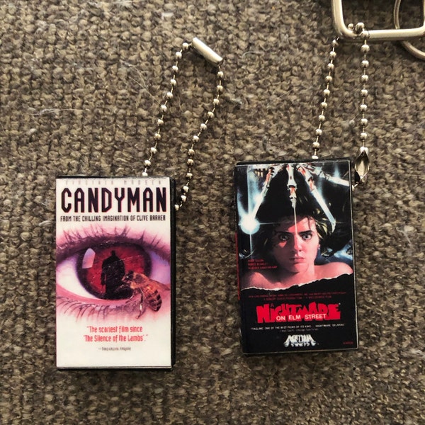 VHS Keychains Horror Movies - Etsy