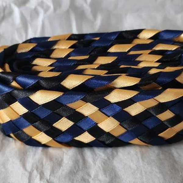 Bespoke Handfasting Ribbons - 5 Ribbon Plait - Choose Your Colours - Etsy