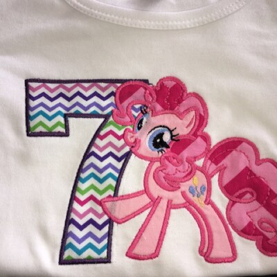 My Little Pony Machine Applique Design in 2 Sizes instant Download - Etsy