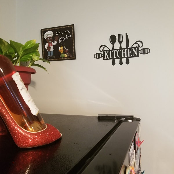 Metal Kitchen Sign Decor Kitchen Wall Decor Kitchen Wall Art Kitchen ...