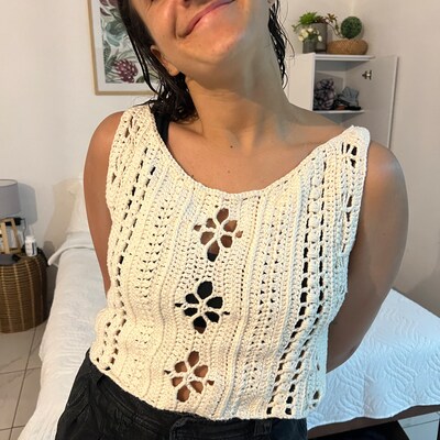 PATTERN // Crochet Totally Textured Top - Etsy