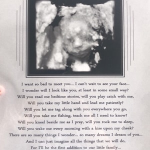 Father's Day Gift for Daddy to Be From Unborn Baby-personalized Poetry ...