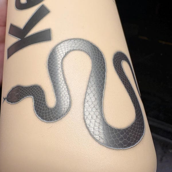 Hand Drawn Snake SVG: Reptile Cut File, Cricut & Silhouette (commercial ...